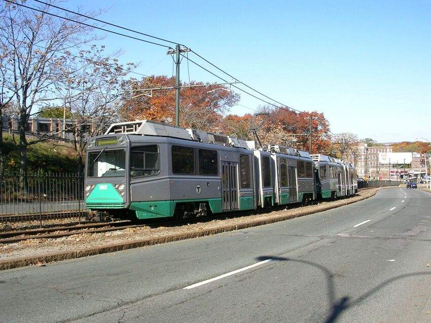 Green Line seen between Summit & Vernon Sts.: The CityRails Transit ...
