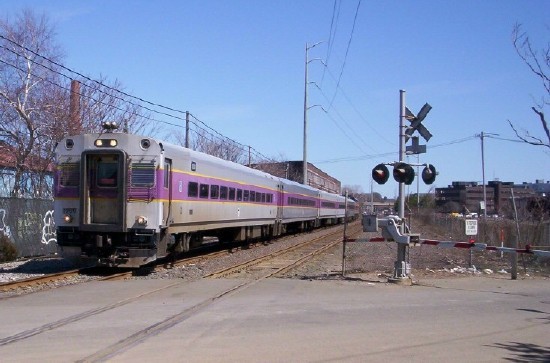 T Train heading to North Station: The CityRails Transit Photo Archive