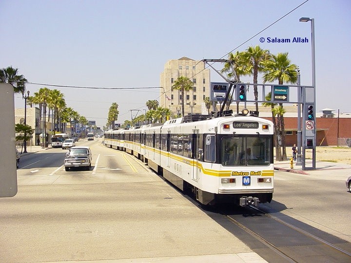 LACMTA Blue Line light rail transit system Los Angeles County USA: The ...