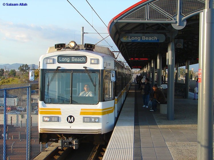 LACMTA Blue Line light rail transit system Los Angeles County Ca.: The ...