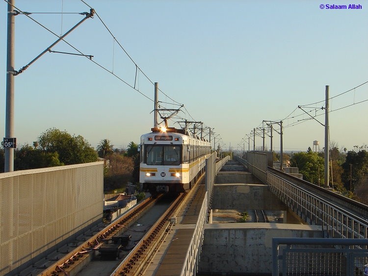 LACMTA Blue Line light rail transit system Los Angeles County Ca.: The ...