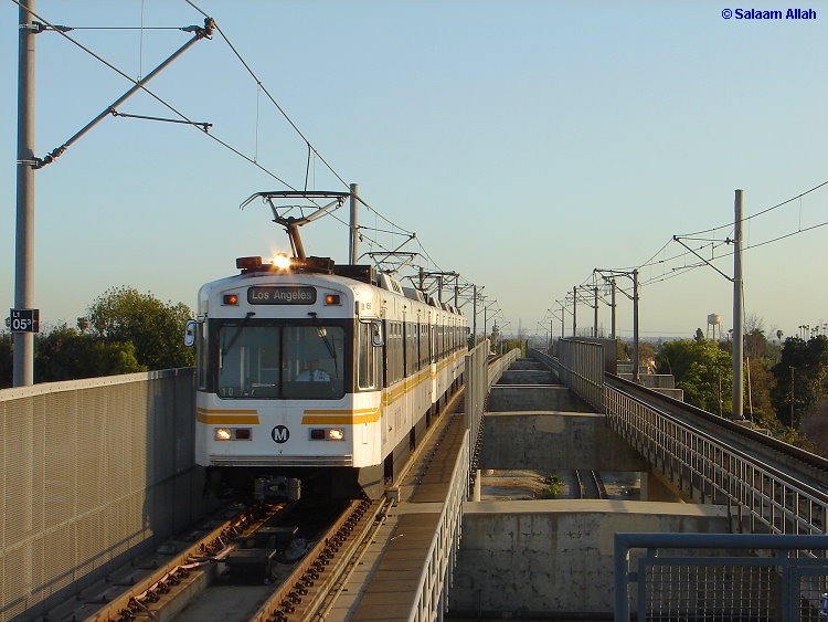 LACMTA Blue Line light rail transit system Los Angeles County Ca.: The ...