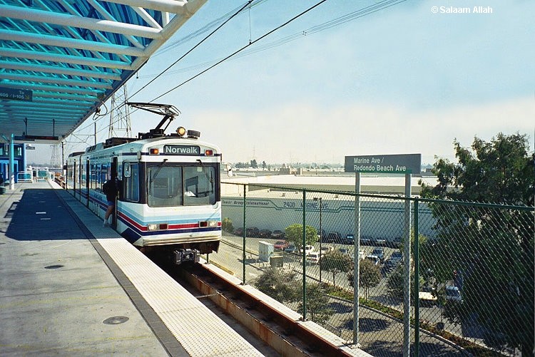 LACMTA Green Line light rail transit system Los Angeles County Ca: The ...
