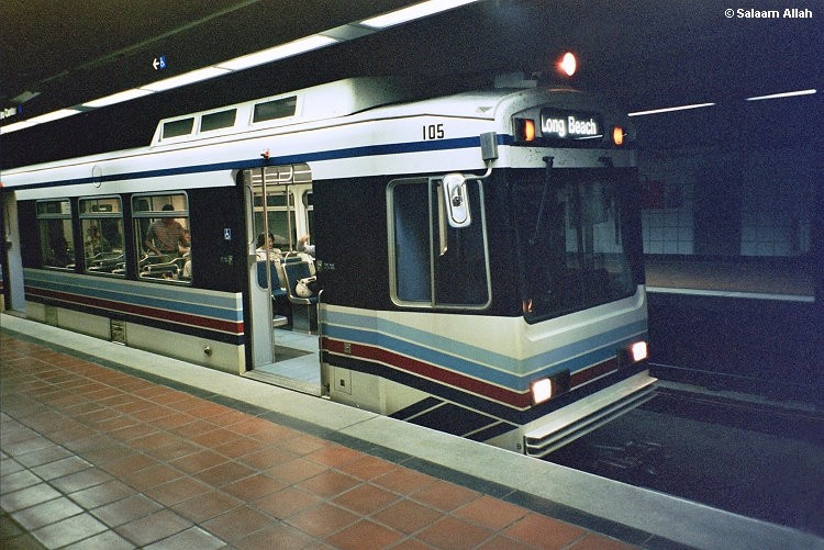 LACMTA Blue Line light rail transit system Los Angeles County Ca.: The ...