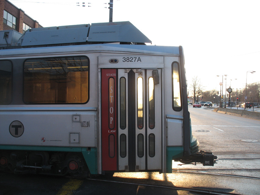 MBTA Type 8 Streetcar at Cleveland Circle on Boston's C-Line: The ...