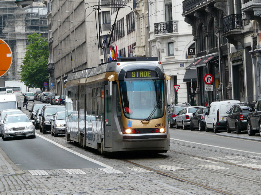 Brussels tram: The CityRails Transit Photo Archive