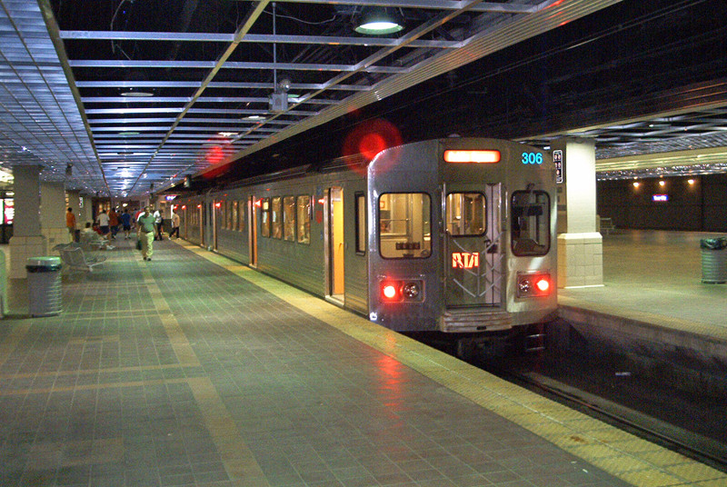Cleveland's RTA car 306 at Tower City Station: The CityRails Transit ...