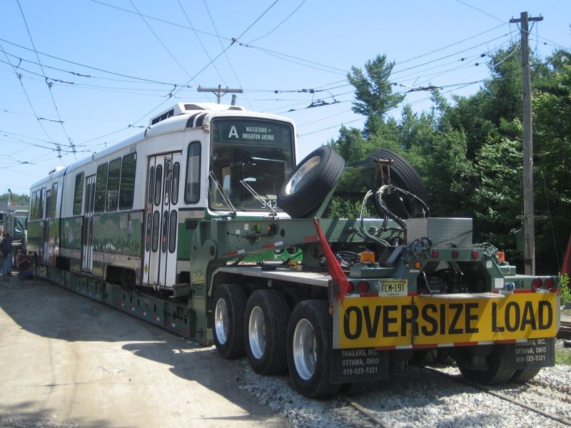 MBTA Boeing LRV Move to the Seashore Trolley Museum: The CityRails ...