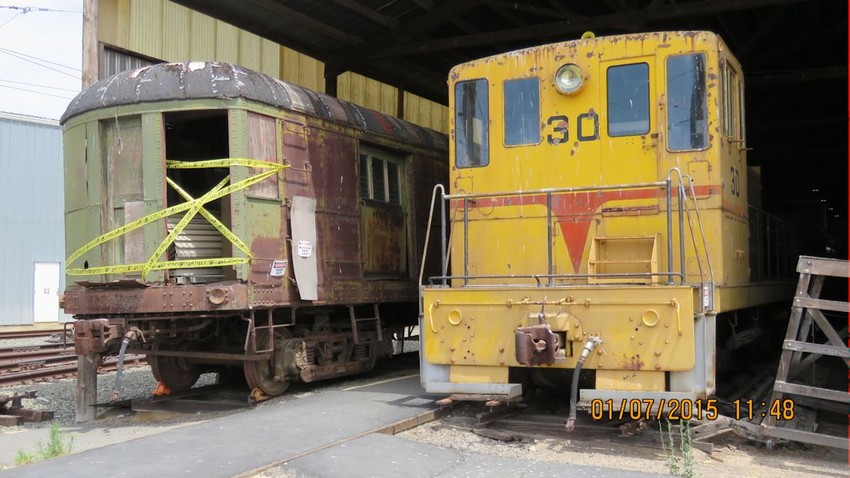 The rear of Car Barn 1: The CityRails Transit Photo Archive