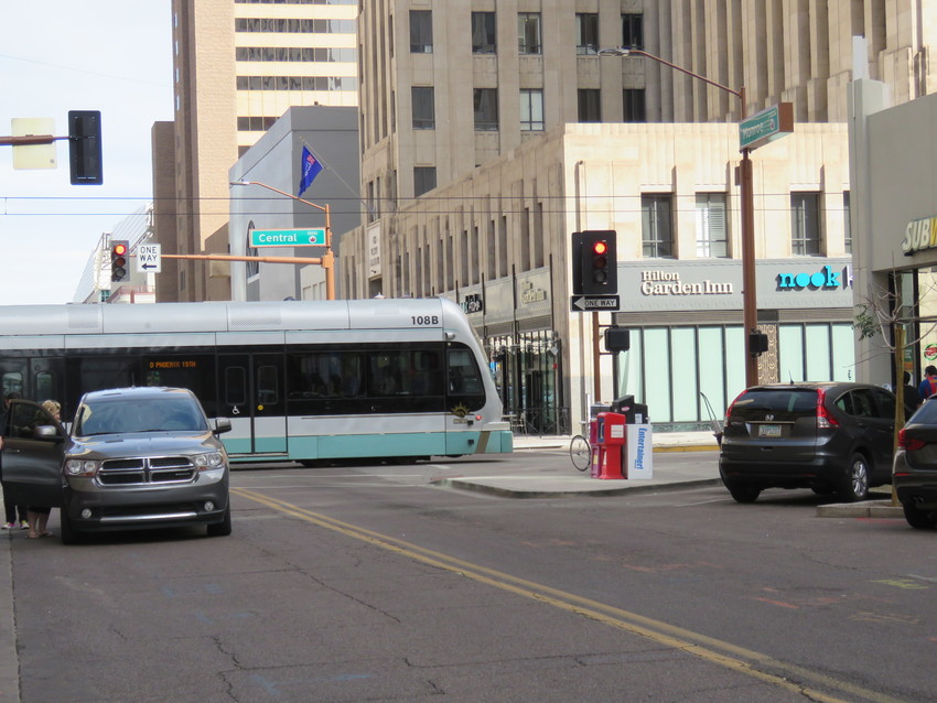 Standing in downtown Phoenix: The CityRails Transit Photo Archive
