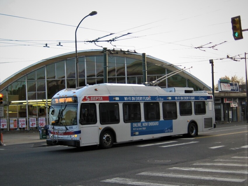 New Flyer E40LF trackless trolley: The CityRails Transit Photo Archive