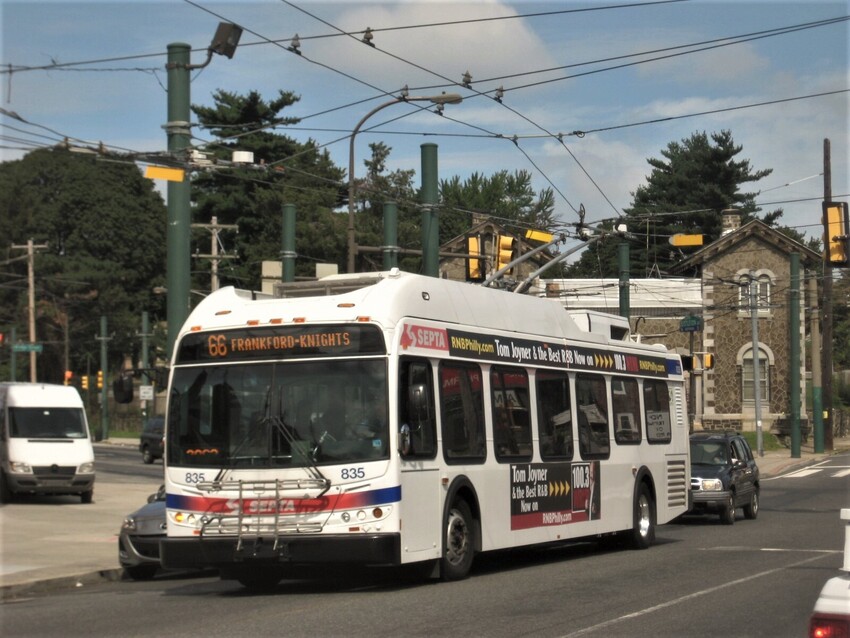 New Flyer E40LF trackless trolley: The CityRails Transit Photo Archive