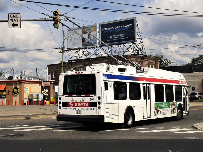 New Flyer E40LF trackless trolley: The CityRails Transit Photo Archive