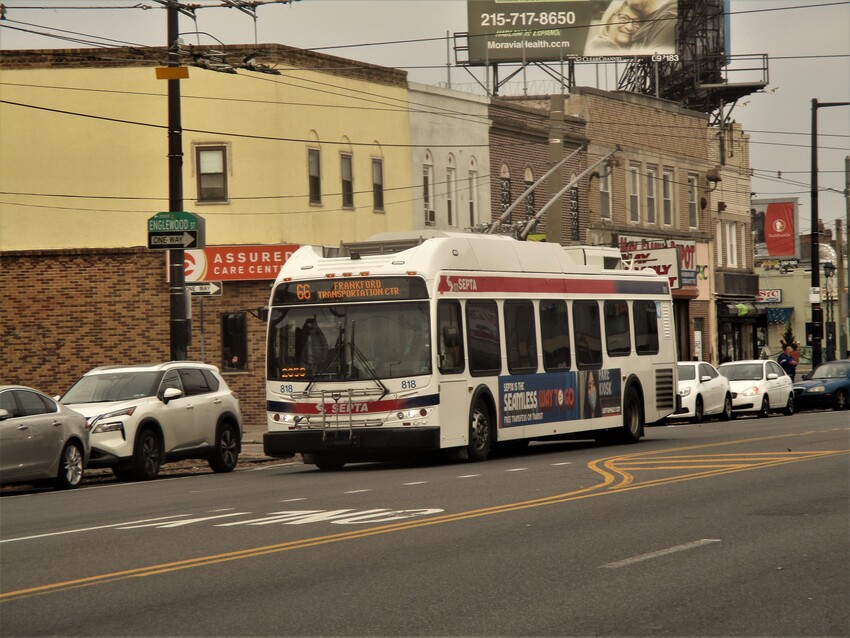 New Flyer E40LF trackless trolley: The CityRails Transit Photo Archive